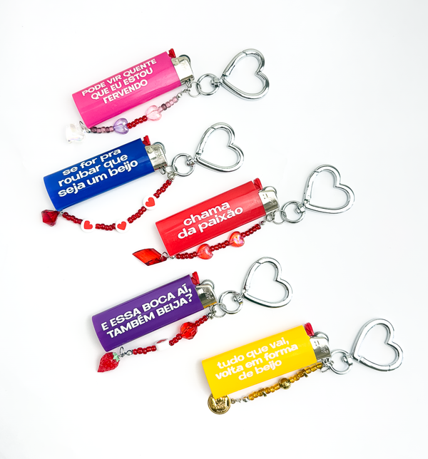 Kit Isqueiro beijo na boca com 5 und. – Collo Acessórios